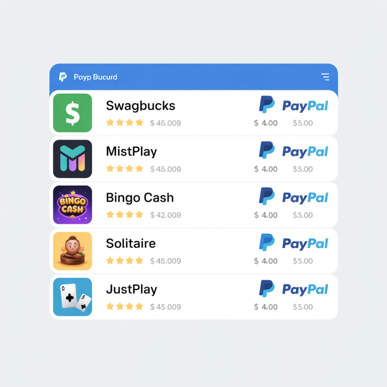 Free Games Earn Money: 15 Apps Without Investment 2025
